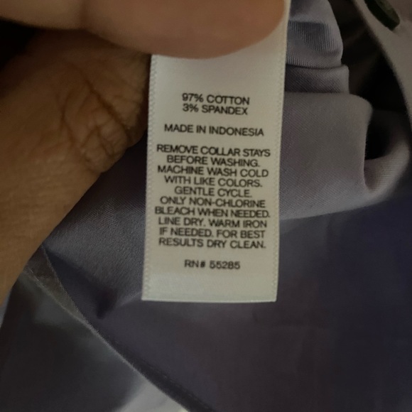 Express | Shirts | Express Imx Fitted Mens Dress Shirt Purple Size M ...